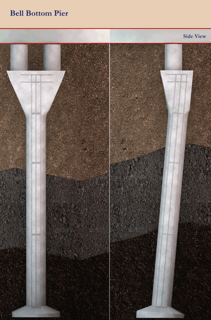 Bell Bottom Pier Foundation Repair | Olshan Foundation Repair