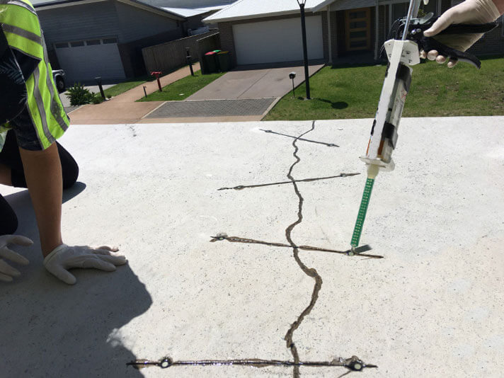 Fix Cracks in Concrete | Olshan Crack Lock