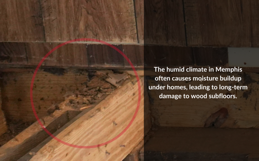 Olshan Wood Subfloor Repair & Replacement in TN & AR, MS